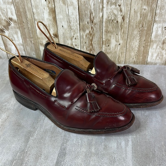 Allen Edmonds | Shoes | Allen Edmonds Grayson Tassel Loafers Burgundy 7 ...